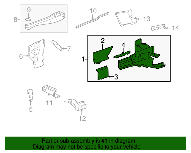 2008-2017 Mercedes-Benz Apron Assembly 204-620-01-50 | MB Online Parts