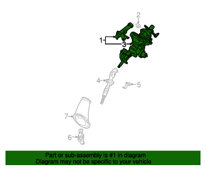 2001-2005 Lexus Steering Column 45810-30141 | AutoNationParts.com