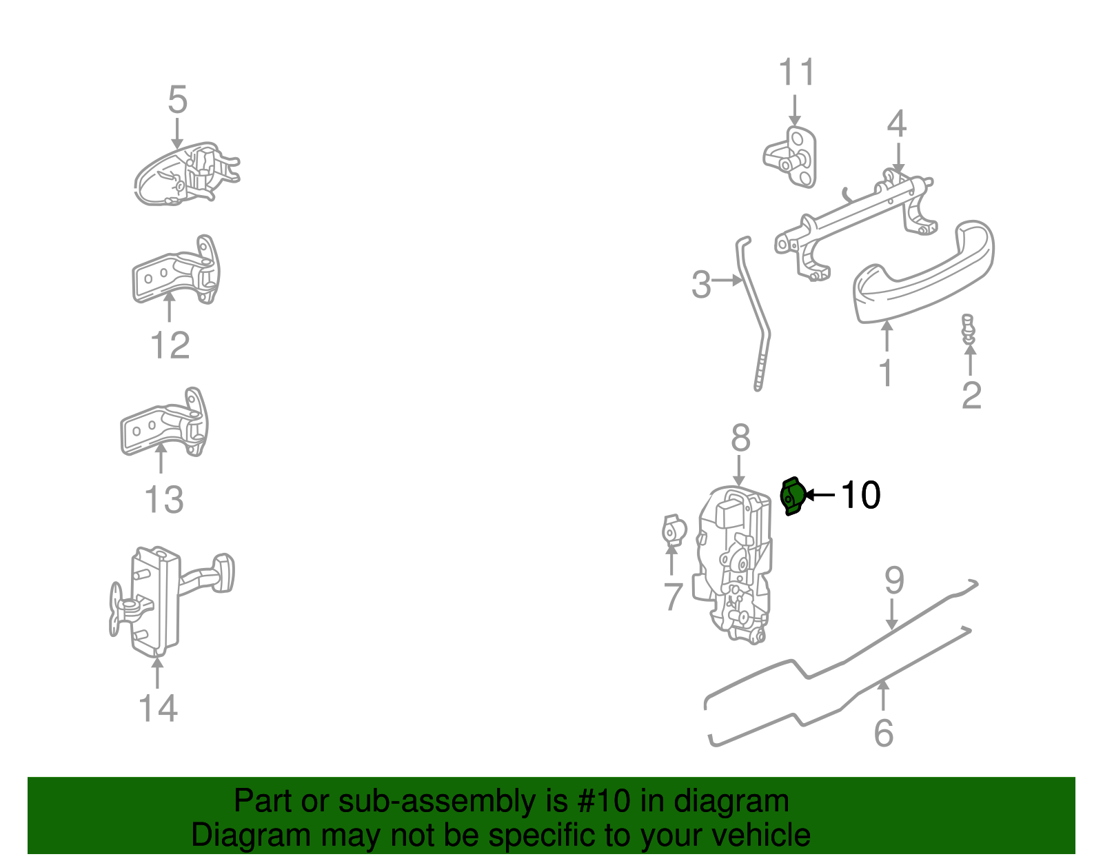 1995-2009 GM Multi-Purpose Clip 16640343 GM | GMPartsDirect.com