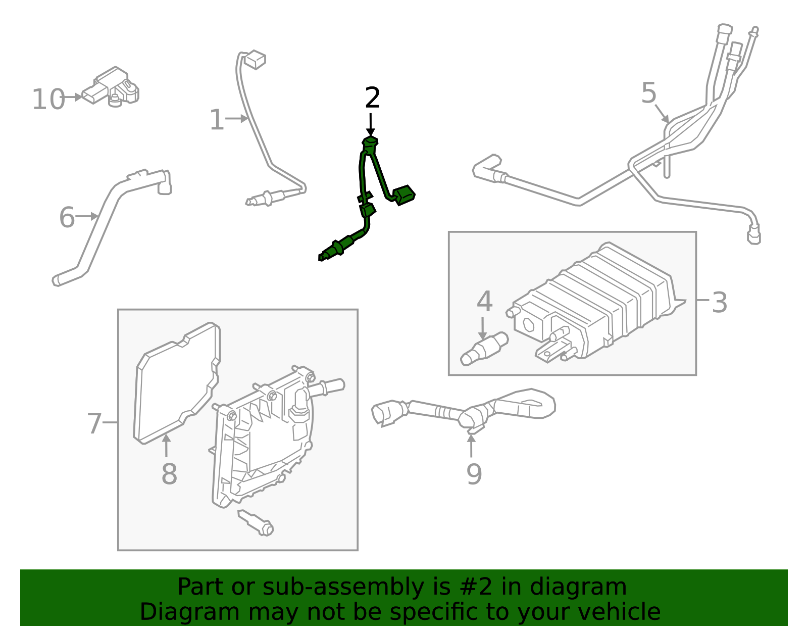 KB3Z-9G444-C - High-Quality Oxygen Sensor for 2019-2023 Ford Ranger ...
