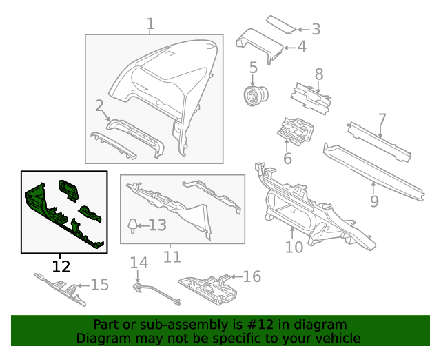 2016-2020 Toyota Lower Panel 55045-WB002 | Toyota Parts Center