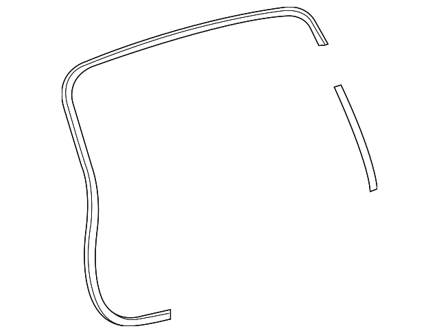 67881-0E050 - Body Weather-Strip - 2014-2019 Toyota Highlander | OEM ...