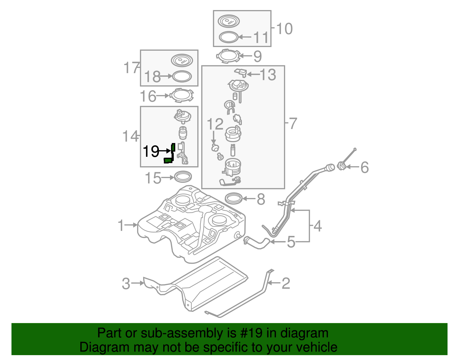 2011-2013 Kia Sorento Sending Unit 94430-1U000 | Retail Performance ...