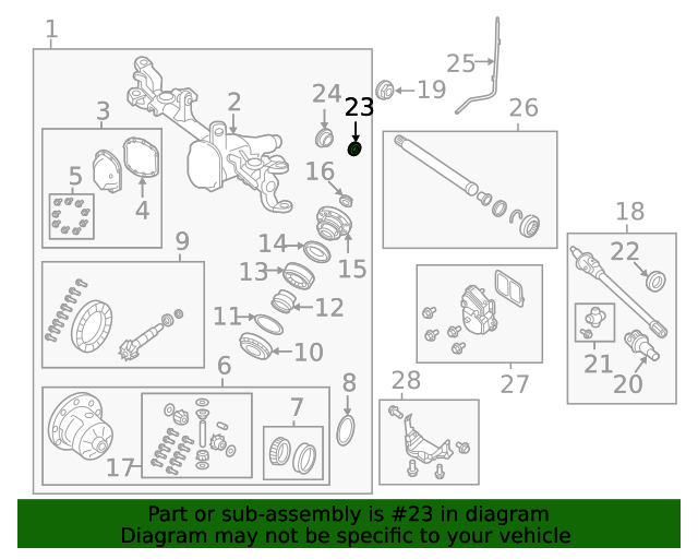 2018-2023 Jeep Shaft Seals - Passenger Side (RH) 68396635AA ...