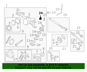 1986-2021 Jeep Axle Bearings 68499023AA | TascaParts.com