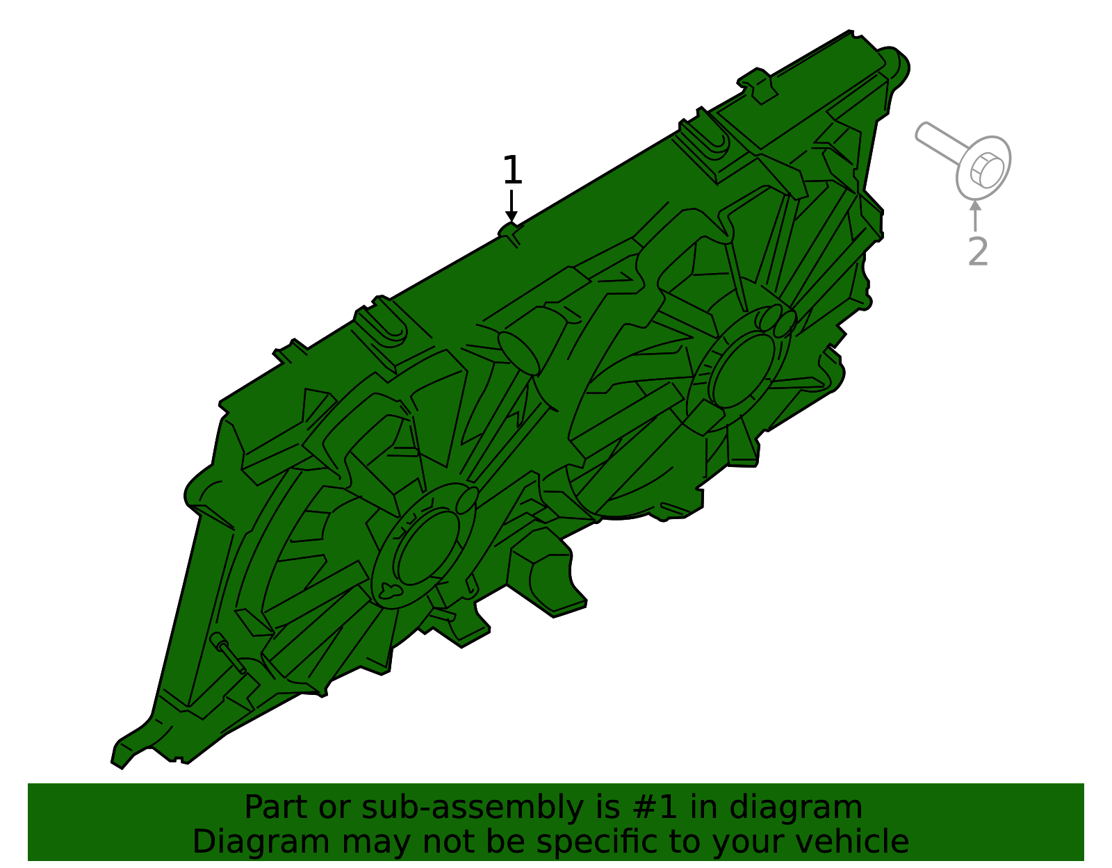 2021-2025 Ford F-150 Motorcraft™ Engine Cooling Fan Assembly RF-458 ...