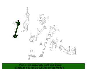 221-320-24-89 - Rod 2007-2014 Mercedes-Benz | Mercedes-Benz USA Parts