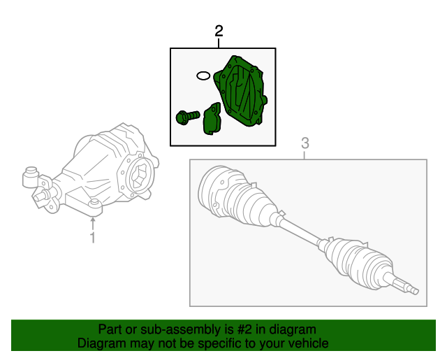 2013-2021 Lexus Axle Cover 41108-30020 | OEM Parts Online