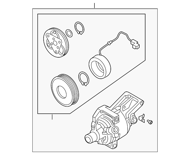 2016-2021 Mazda CX-3 Compressor Assembly D09W-61-450 | TascaParts.com