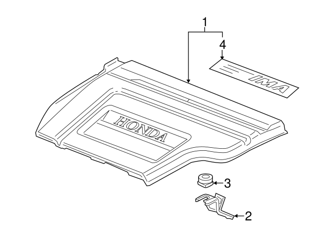 17213-RBJ-000 - Rubber, Engine Cover Mounting 2010-2016 Honda | Honda ...
