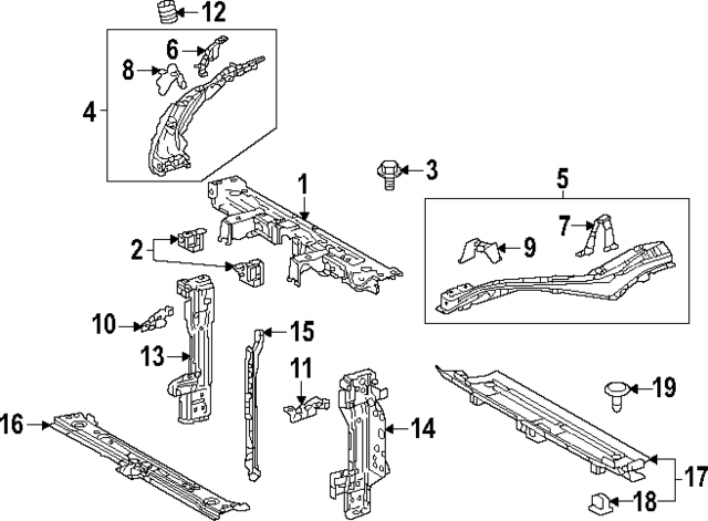 53246-47030 - Headlight Bracket 2023-2024 Toyota | Longo Toyota Parts