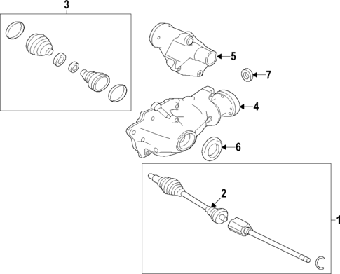 Propeller Shaft for 2018 Land Rover Range Rover Velar | OEM Parts Online