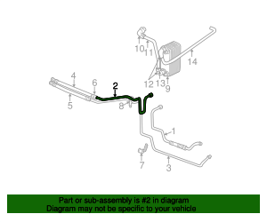 2003-2004 Dodge Tube 52028922AF | TascaParts.com