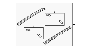 2013-2014 Hyundai Sonata Rail Assembly 81650-3S010 | OEM Parts Online
