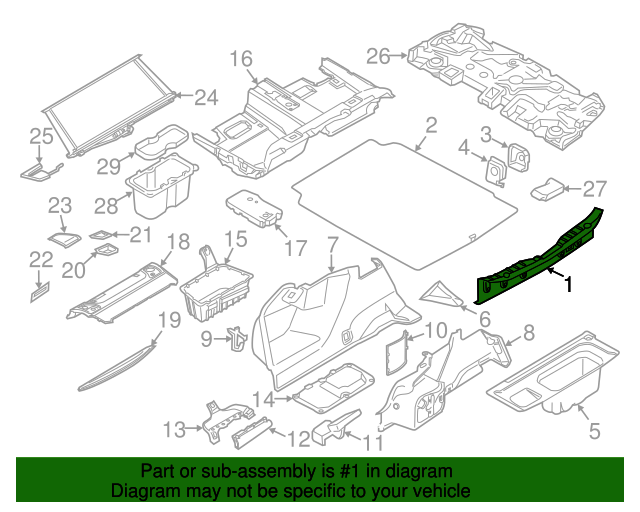 51479163190 - 2011-2016 BMW Sill Cover (51-47-9-163-190) | BMW of South ...