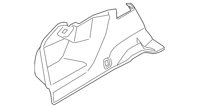 2011-2016 BMW Wheelhouse Trim 51-47-9-163-194 | OEM Parts & Accessories