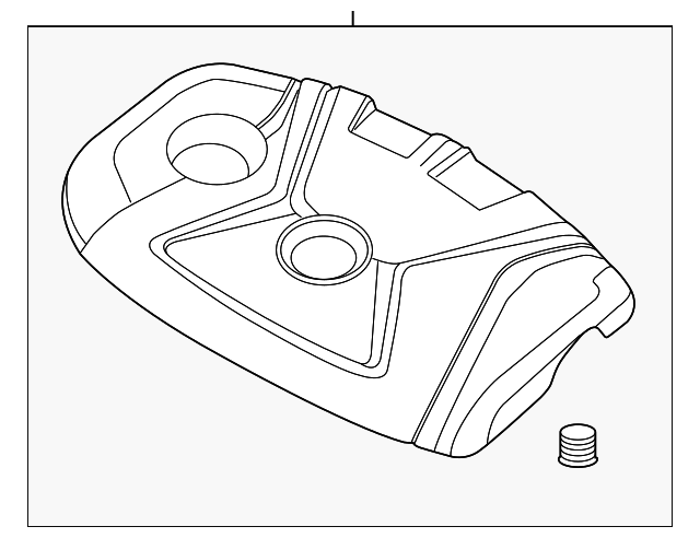 29240-2E060 - Engine Cover 2017-2018 Kia Forte | Kia.Parts Store