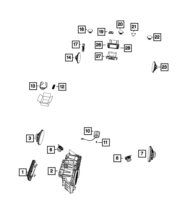 2011-2018 Mopar OEM NEW 11-19 Mopar Dodge Grand Caravan Nitro Durango ...