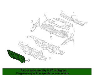 2007-2008 Hyundai Entourage Insulator 84124-4D000 | OEM Parts Online