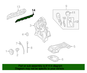 159-016-01-21 - Valve Cover Gasket 2007-2015 Mercedes-Benz | Mercedes ...