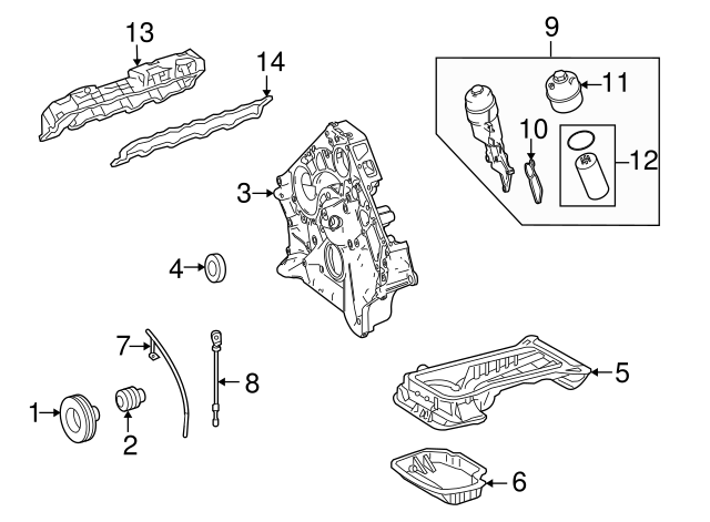 159-016-01-21 - Valve Cover Gasket 2007-2015 Mercedes-Benz | Mercedes ...