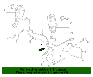 2016-2020 Volvo Strut Lower Bolt 988926 | TascaParts.com