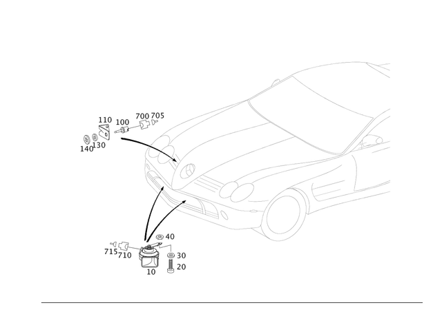 000-990-70-82 - Window 2005-2009 Mercedes-Benz SLR McLaren | Mercedes ...