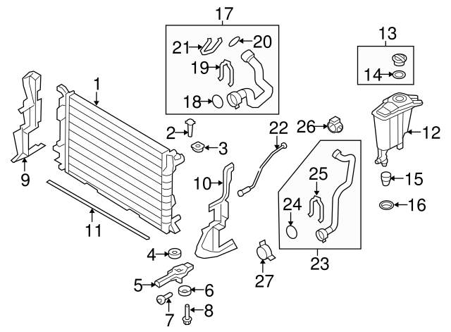 8K0-121-081-BB - Overflow Hose 2013 Audi allroad | Audi OEM Parts