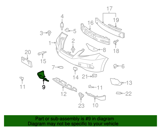 Lexus OEM Lower Cover Part# 52711-0E020 | OEM Vehicle Parts