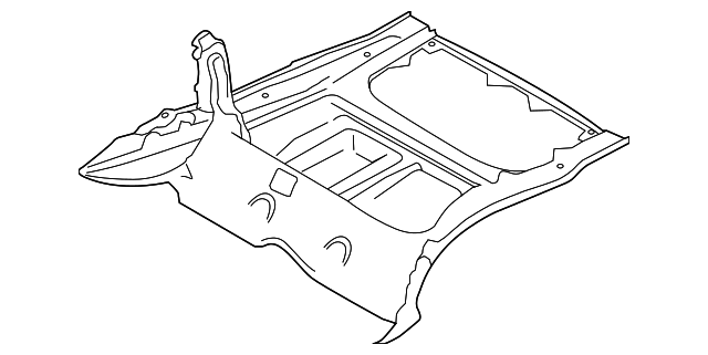 41002993556 - 2013-2015 BMW X1 Rear Floor Pan (41-00-2-993-556) | BMW ...