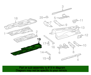 207-680-64-00 - Under Cover 2010-2017 Mercedes-Benz | AutoNationParts.com
