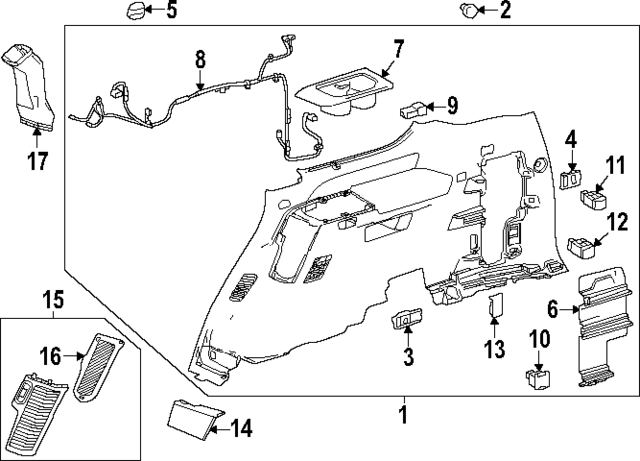 2023-2024 Toyota Access Cover Cover G92DH-34010 | Toyota Parts Center