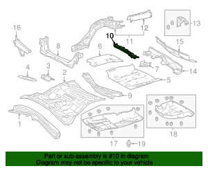 2021-2024 Lexus Rear Cross-Member 58308-53020 | AutoNationParts.com