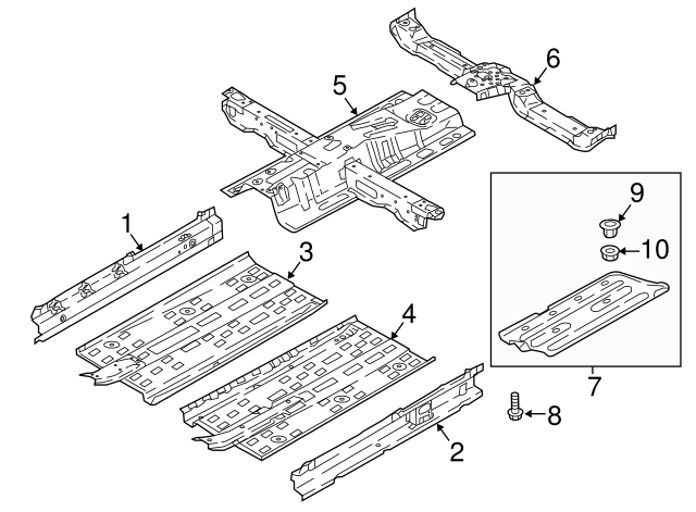 2019-2022 Hyundai Accent Under Cover 84225-H9000 | OEM Parts Online