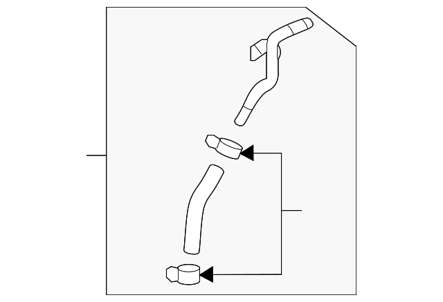 2016-2019 Hyundai Sonata Water Pipe 25443-E6000 | Hyundai Wholesale Direct