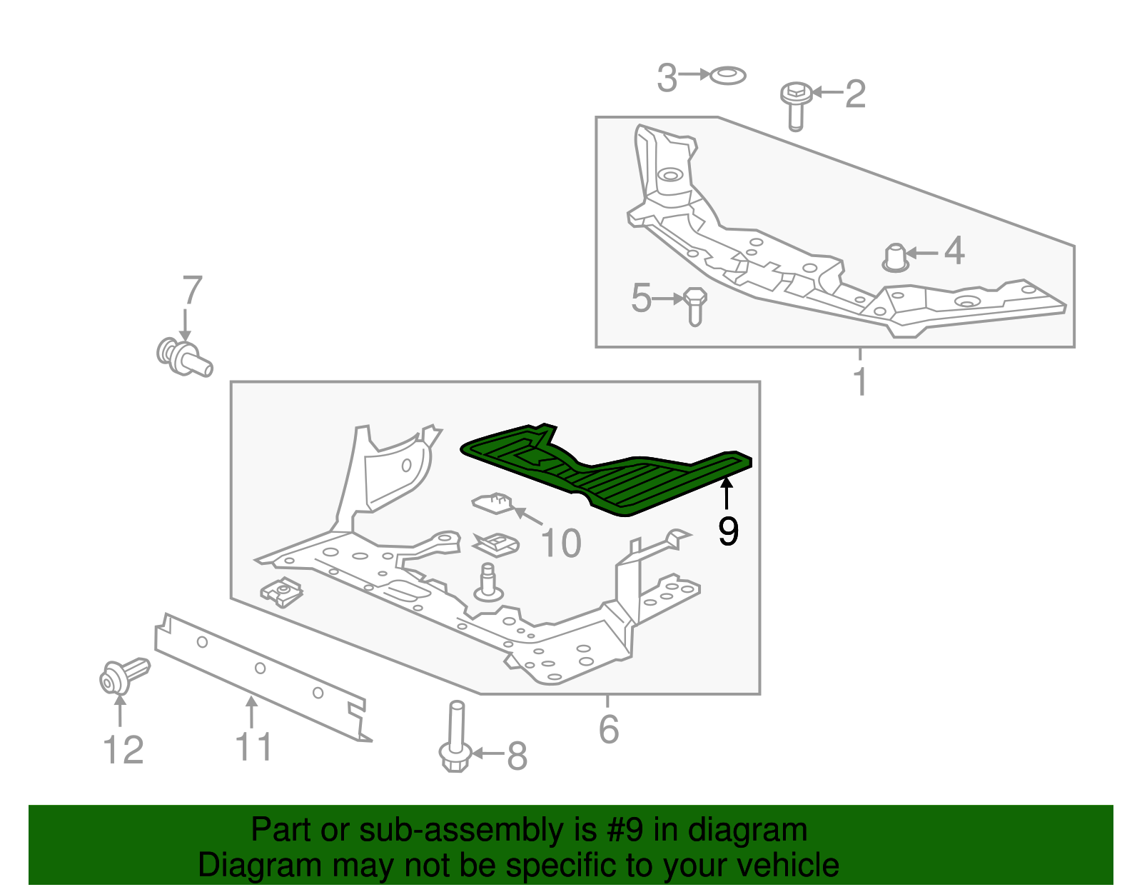 2015-2020 Acura TLX Lower Plate 74112-TZ3-A00 | AutoNationParts.com