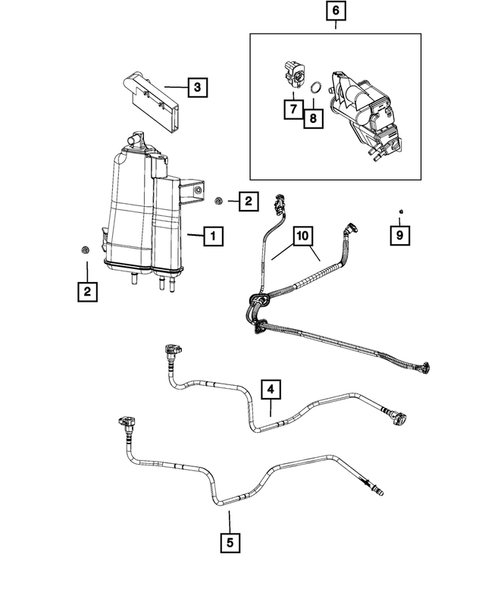 Vacuum Canister/Leak Detection Pump for 2018 Jeep Compass | Wholesale MOPAR