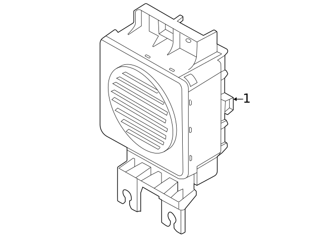96390-P0100 - Hybrid / Electric Vehicle Sound Alert Speaker 2022-2024 ...