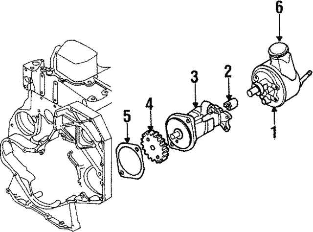 1997-2002 Dodge Power Steering Pump 4883960AB | MyMoparParts