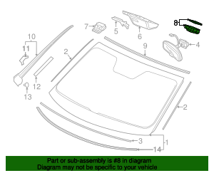 OEM 2016-2023 Honda Rain Sensor 38970-TZ3-A01 | Honda Automotive Parts