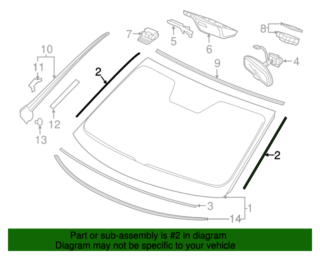 73126-SYY-000 - Side Seal 2011-2023 Honda | Honda Parts Online