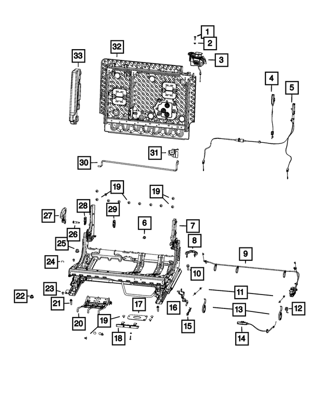 2021-2023 Jeep Grand Cherokee L Pivot Bracket 68545416AA | Mopar Estores