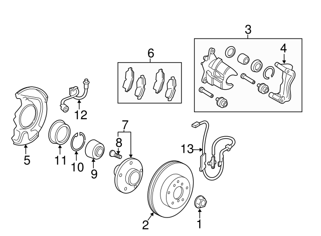 04465-07010 - Brake Pads Front - 2010-2017 Toyota | OEM Parts To You
