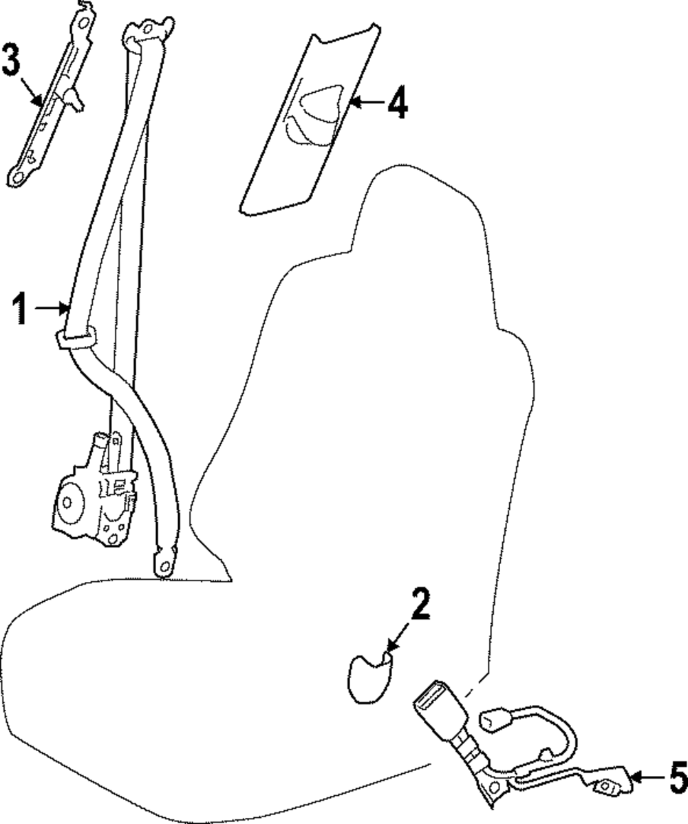 2025 Lexus | Belt & Retractor | 73220-78030-C0 | Express Lexus Parts
