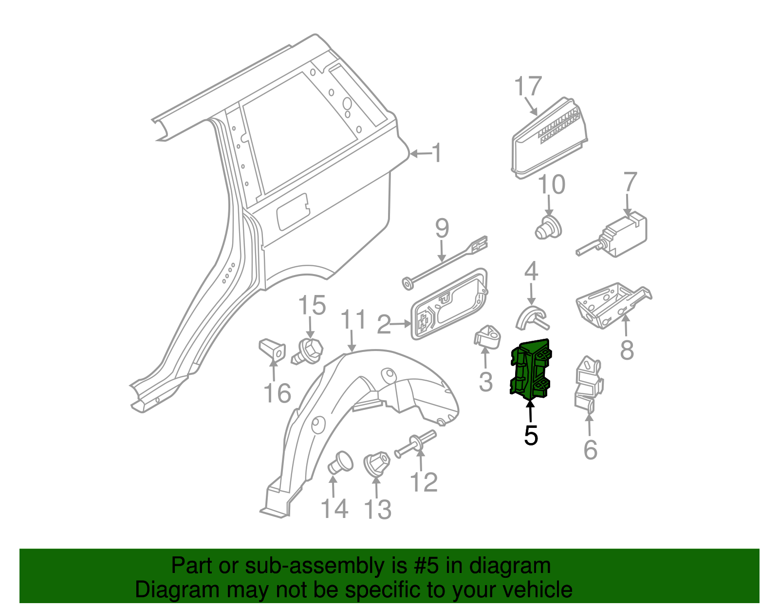 2003-2012 Land Rover Range Rover Hinge BPB500020 | OEM Parts Online
