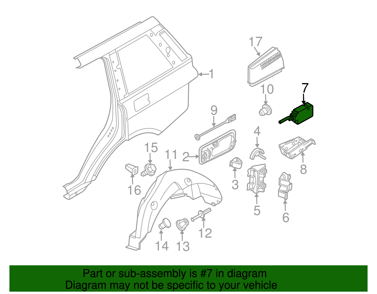 2003-2012 Land Rover Range Rover Lock Actuator FSG000020 | OEM Parts Online