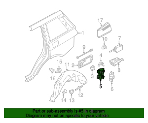 2003-2012 Land Rover Range Rover Hinge BPB500020 | OEM Parts Online