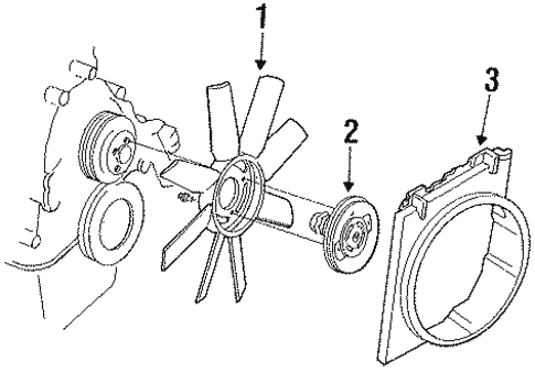 Cooling Fan for 1990 Ford Ranger | OEM Parts Online