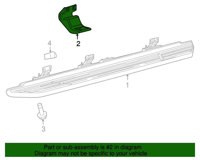 2004-2014 Ford F-150 OEM NEW 2004-2014 Ford F-150 Left Bracket Crew Cab ...