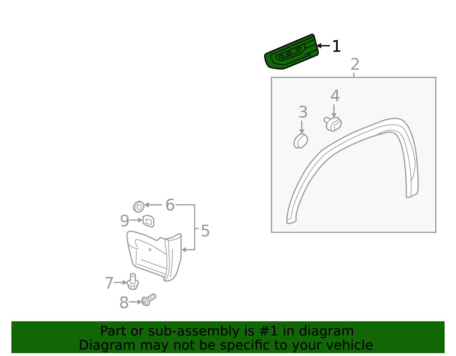2020-2025 GMC Vent 84431319 | Courtesy Parts